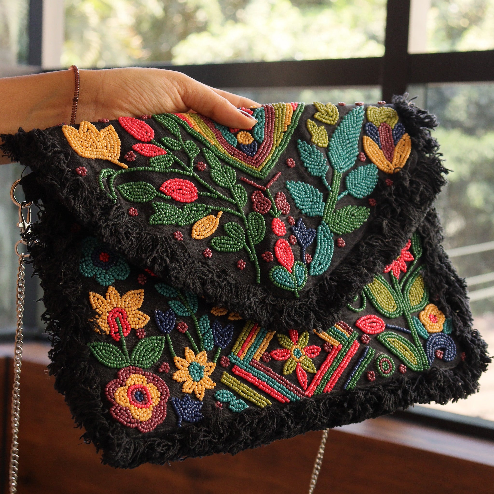 Folklore Threaded Bag – Sanskriti777