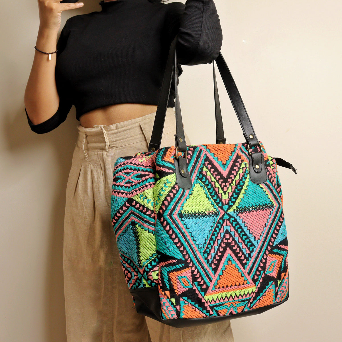 Helen Three Pocket Jute Everyday Tote – Sanskriti777